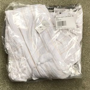 LOFT | Dresses | Nwt Loft Shimmer Stripe Strappy Pocket Dress | Poshmark